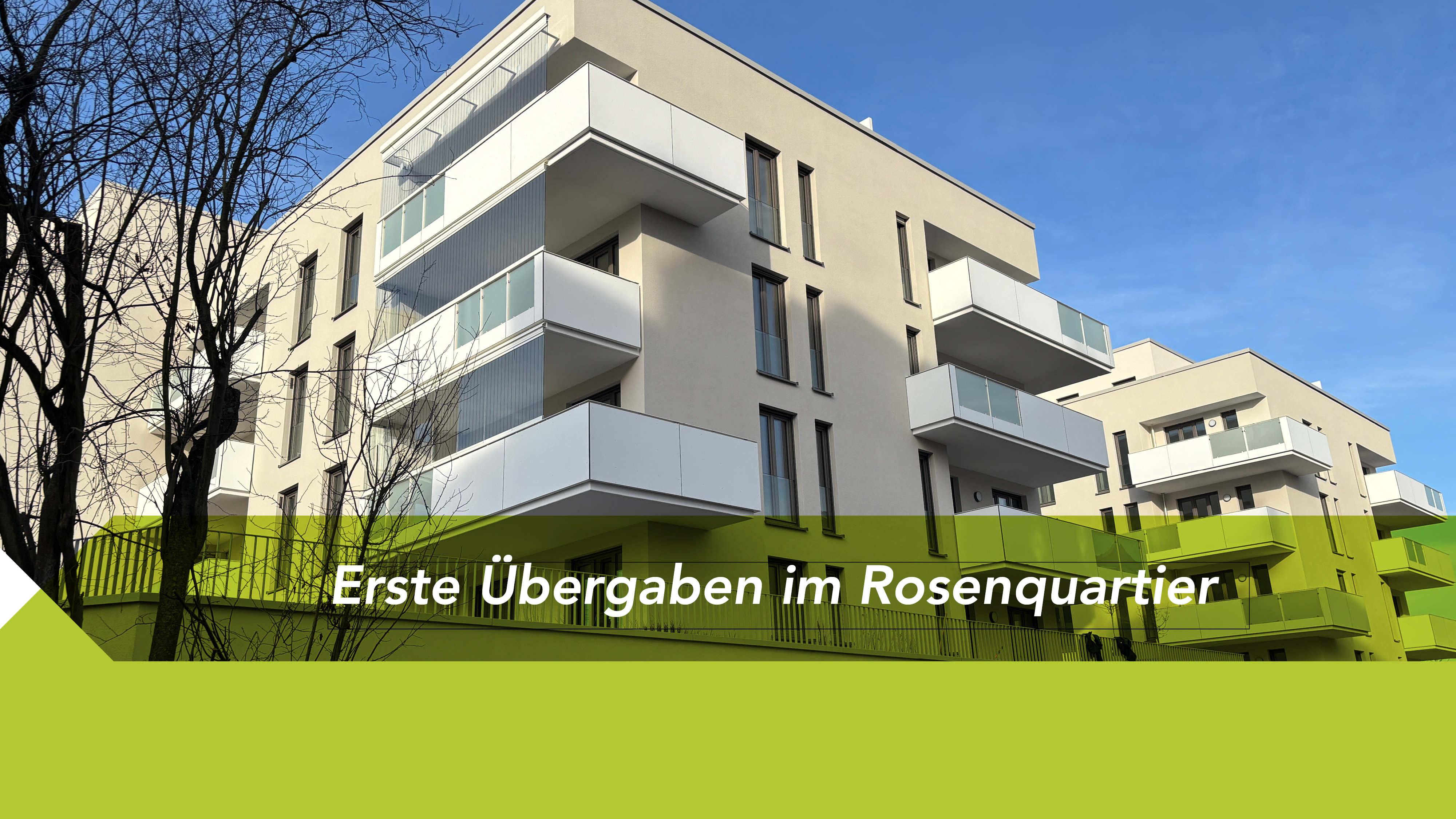 Die ersten Wohnungen sind übergeben!